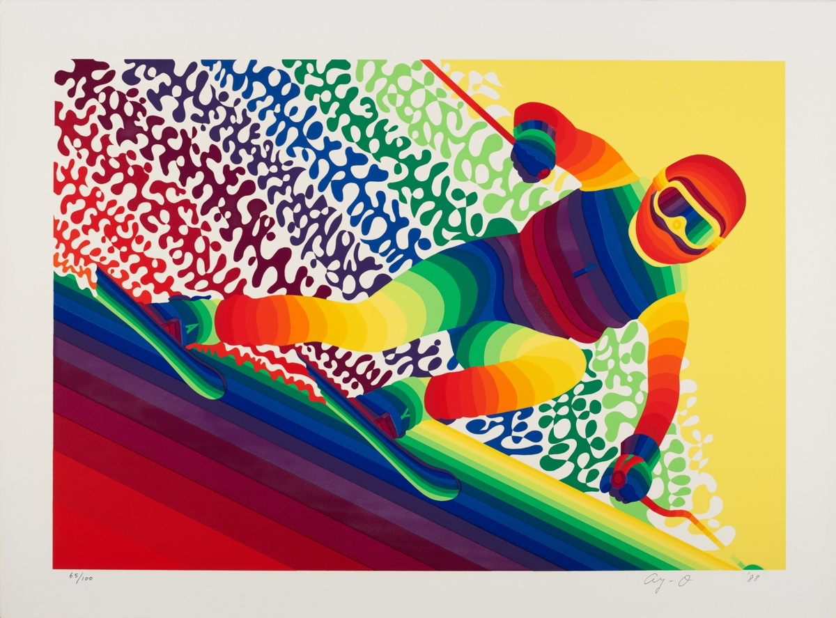 Olympic Museum-AY-O. Olympic Games. Alpine skiing.