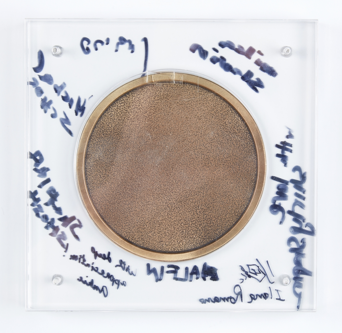 Olympic Museum-Medal commemorating the eleven members of the Israeli ...