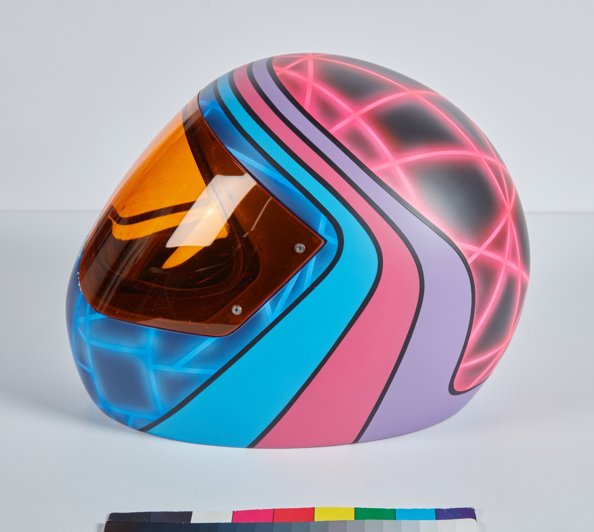 Olympic Museum-Beijing 2022, skeleton helmet used by Ander MIRAMBELL (ESP).